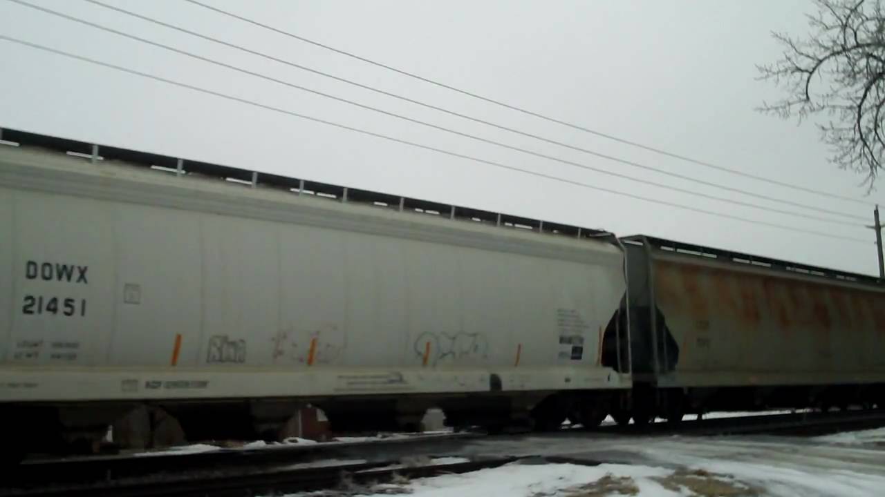 Slipped And Slid On ICE To See This ICE Train - YouTube