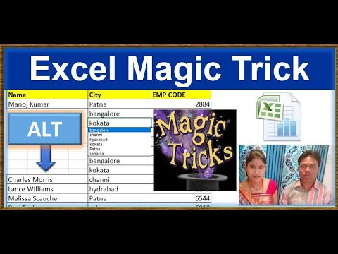 excel magic trick hindi | excel tips and tricks in hindi |EXCEL - YouTube