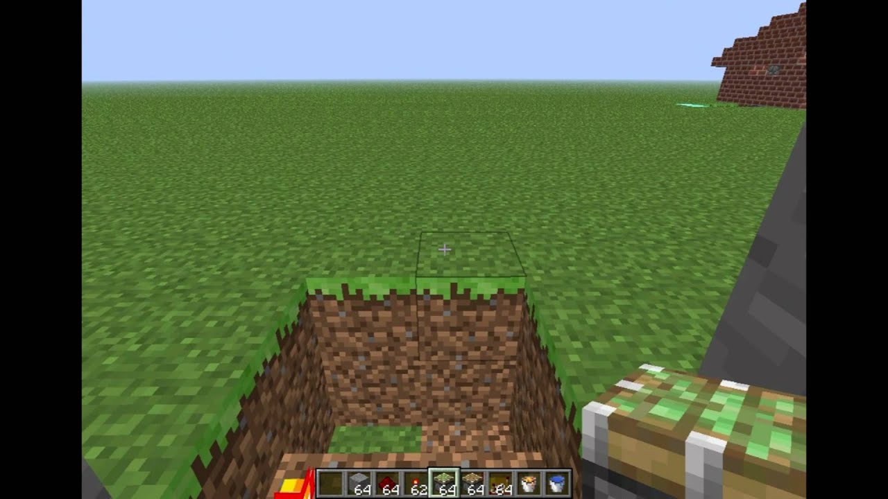 Minecraft: Redstone tutorial:Cobblestone Generator - YouTube