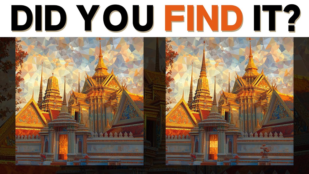 🇹🇭 Find the ODD One Out – Thailand Landmarks Edition (Polygon Art Style ...