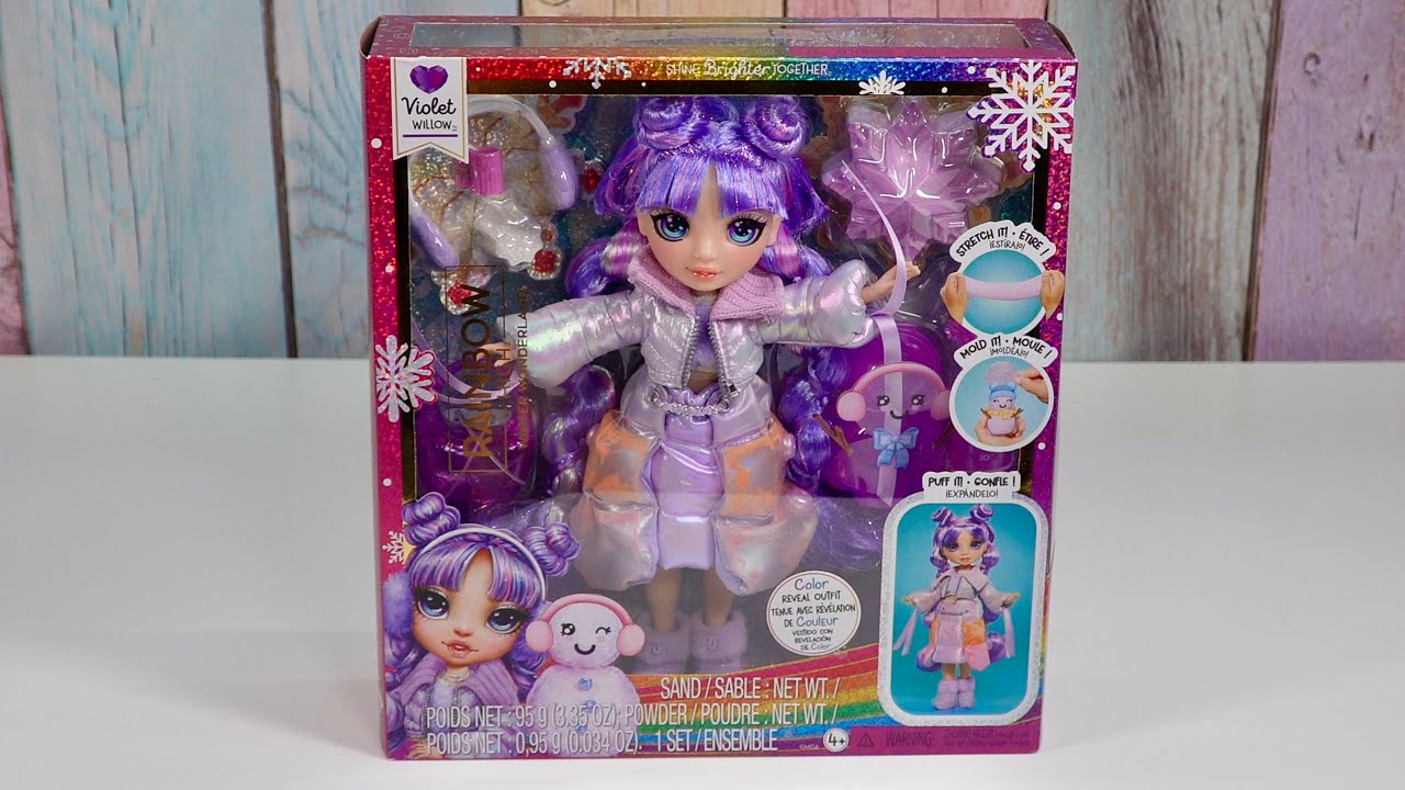 Rainbow High Winter Wonderland Violet Willow - YouTube