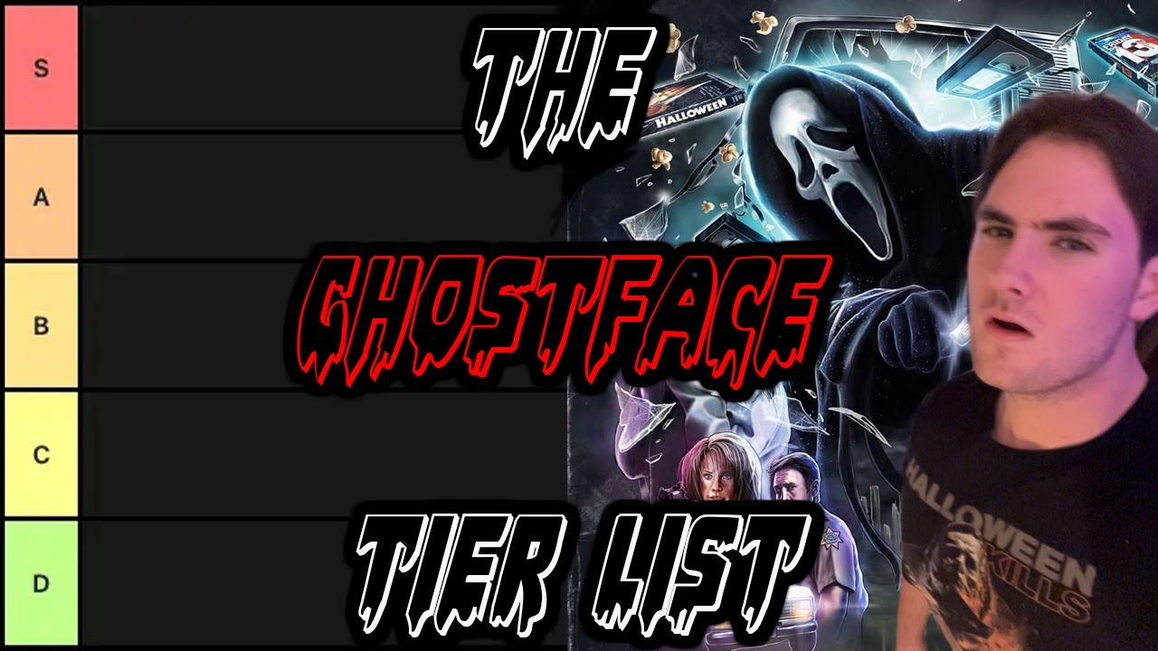 The GHOSTFACE Tier List - 2023 | (Ranking all the Ghostface killers ...