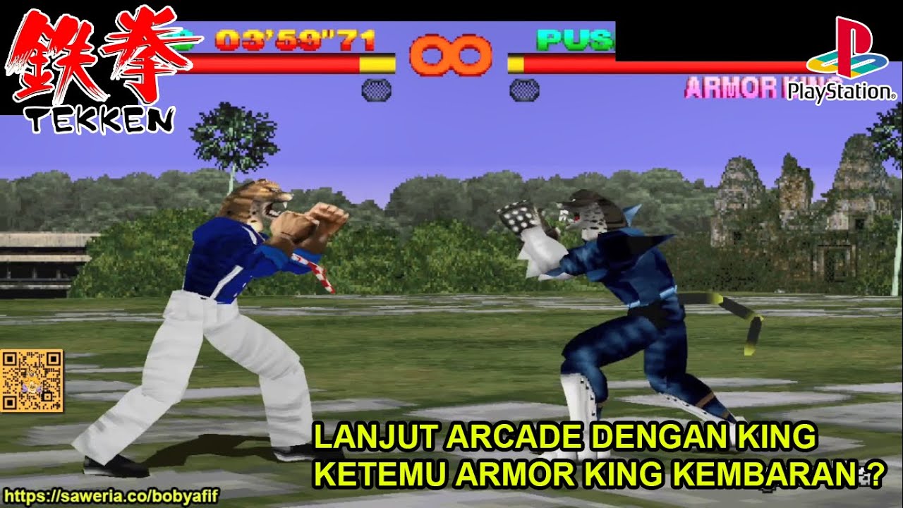 KING ARCADE MODE TEKKEN 1 PS1 Gameplay #tekken #gameplay #arcade - YouTube