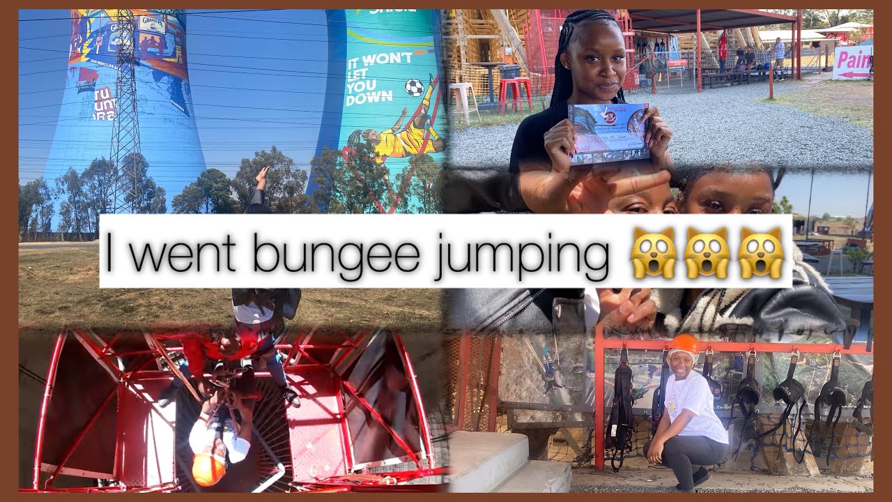 #vlog Soweto towers bungee jumping experience | Debiee O - YouTube