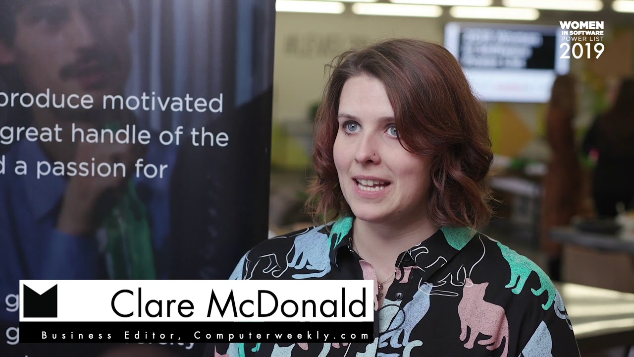 Women in Software Power List 2019: Clare McDonald - YouTube