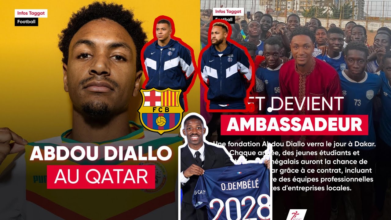 Incroyable regardez ce que Abdou Diallo a offert au Sénégal ! Barca ...