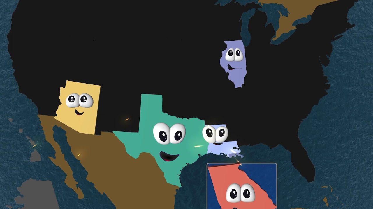 Stack the states two map it gameplay - YouTube