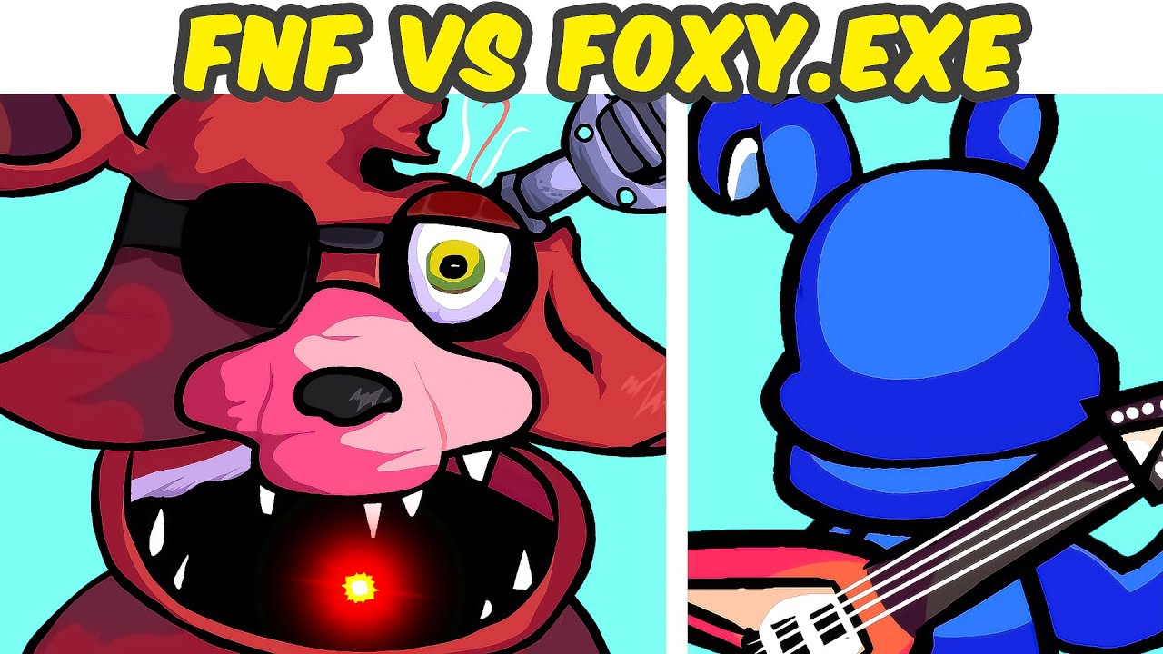 Friday Night Funkin' VS Foxy.EXE VS Bonnie VS FNAF WORLD (FNF MOD/Five ...