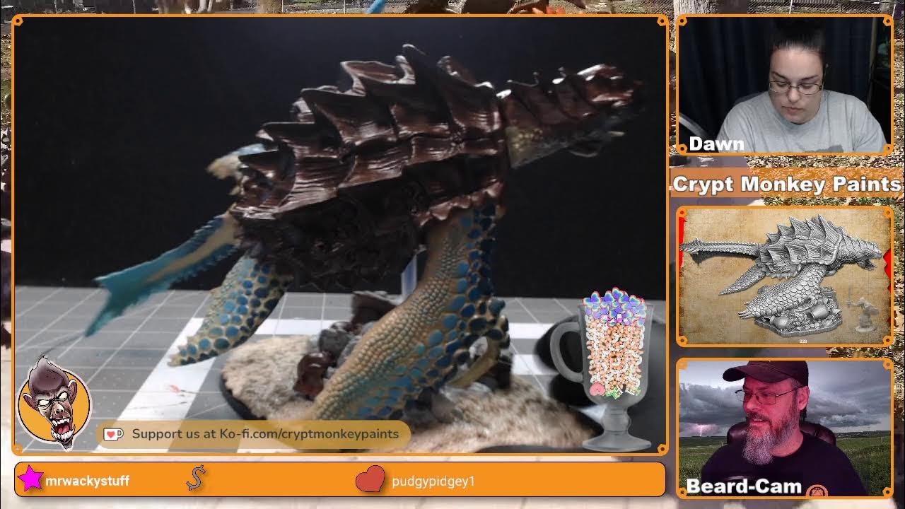 Mini Painting Dragon Turtle by Reaper Miniatures – Crypt Monkey Paints ...