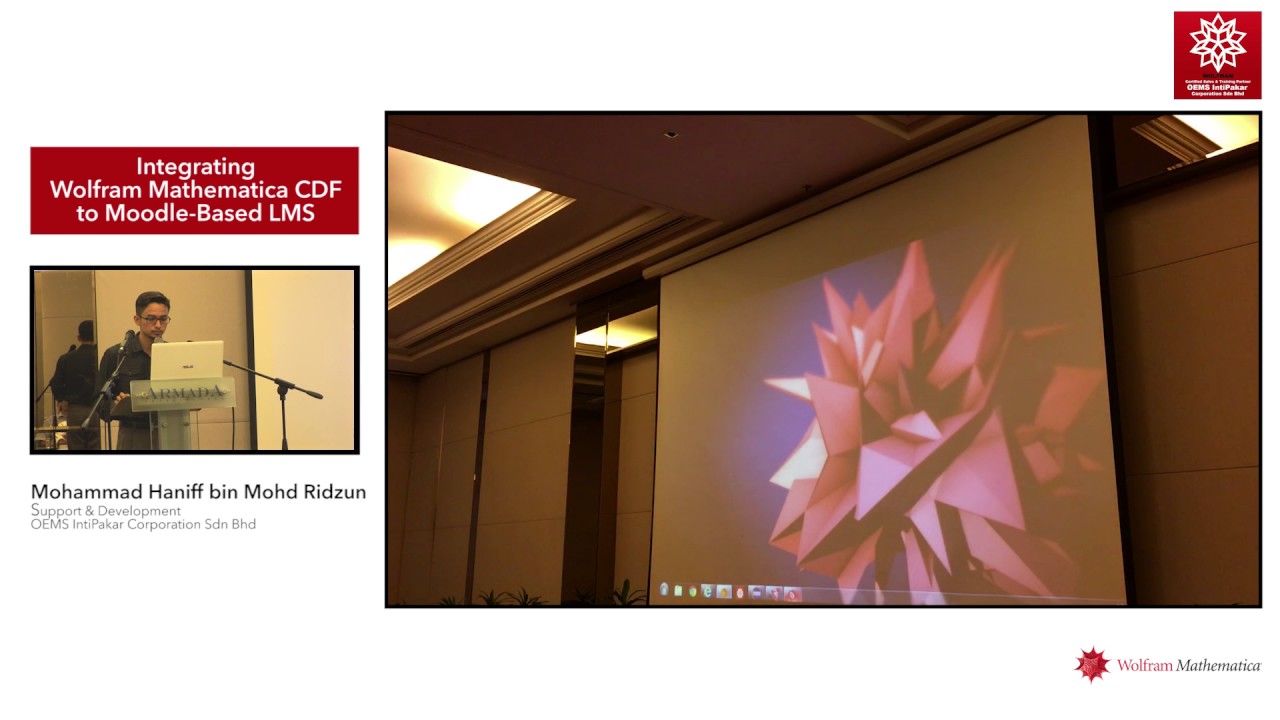 Hanif Integrating Wolfram Mathematica CDF to Moodle Based LMS - YouTube