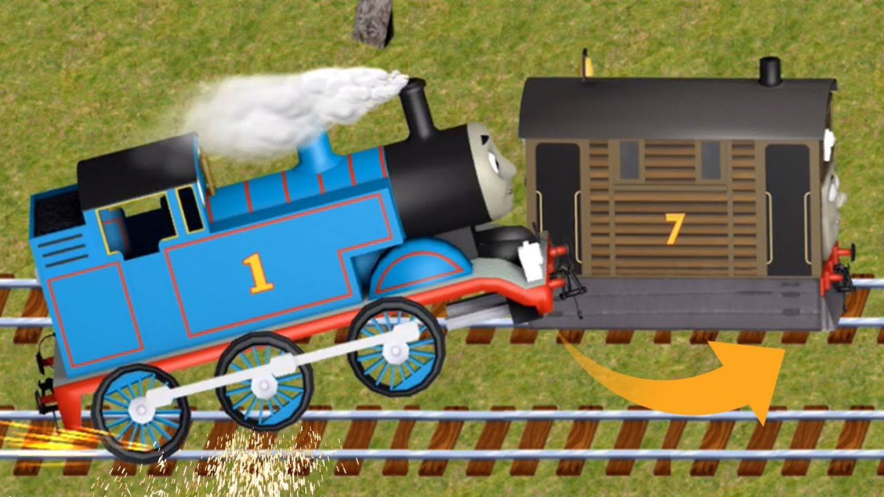 Thomas and Friends: Budge World - Train Catch Fire Thomas Vs Toby #3 ...