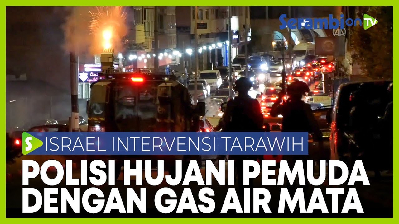Pemuda Palestina Dihujani Gas Airmata Saat Polisi Israel Intervensi ...