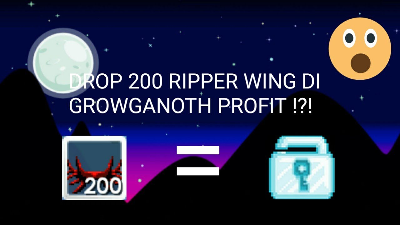 PROFIT DARI DROP 200 RIPPER WING DI GROWGANOTH 2020!!! - YouTube