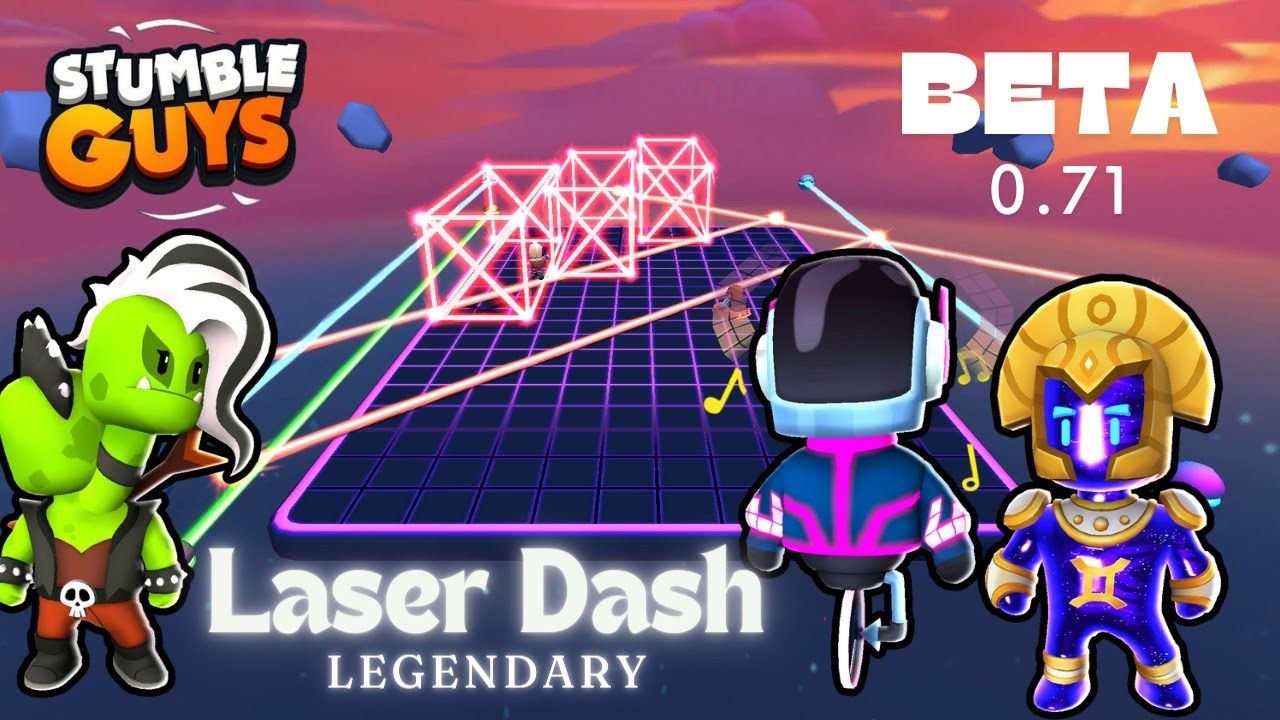 [New] Stumble Guys Beta 0.71 | New Map Laser Dash Legendary | All new ...