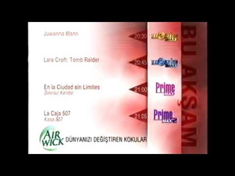 Digitürk - 8 Kanallı Yayın Akışı Örnek Görseli (3 Ekim 2004 Pazar-Air Wick)