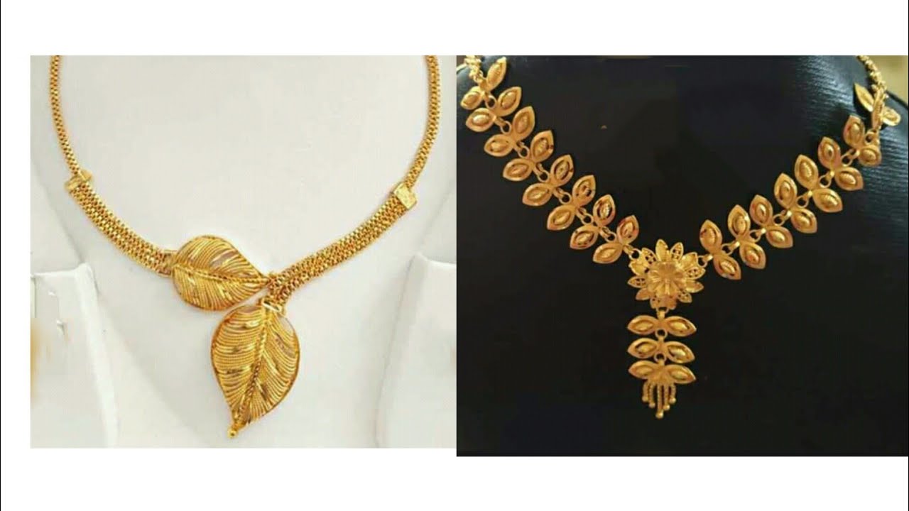 22ct Hallmark gold Necklace design / Latest Hallmark gold Necklace ...