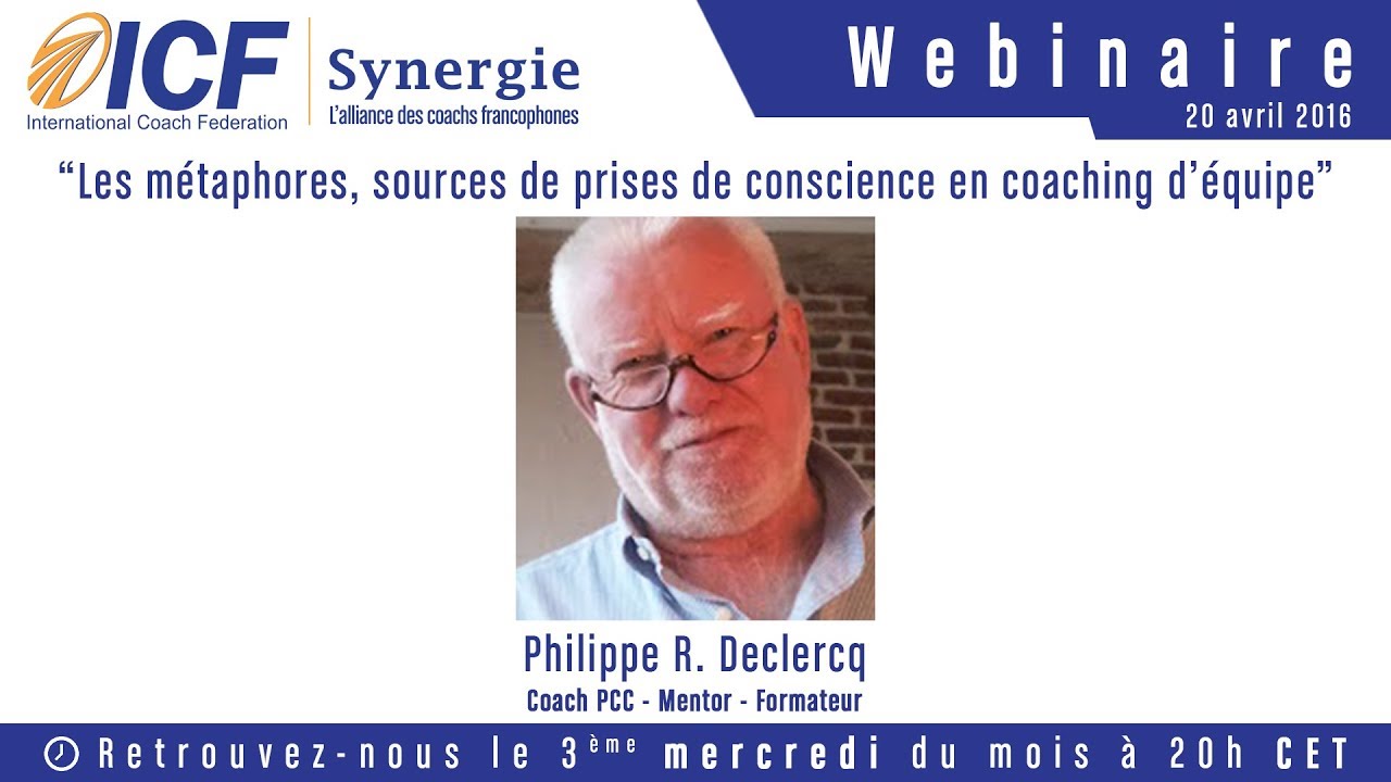 "Les métaphores, sources de prises de conscience en coaching d'équipe" de Philippe R. Declercq ...