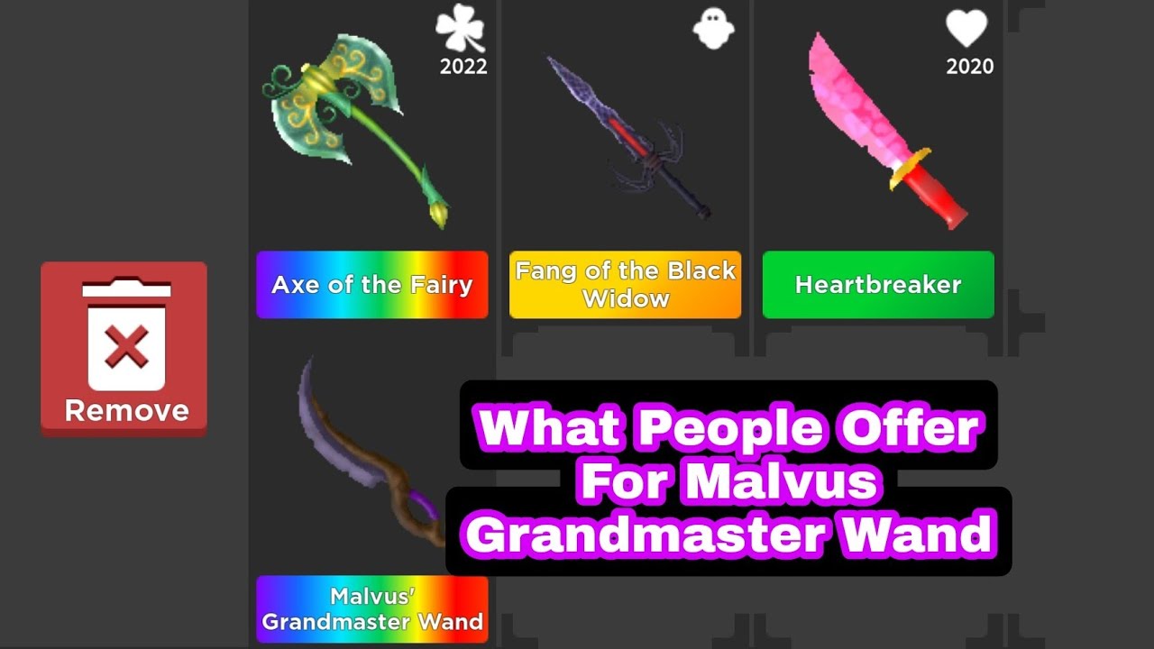 What People Offer For Malvus Grandmaster Wand || 🔪Survive The Killer ...
