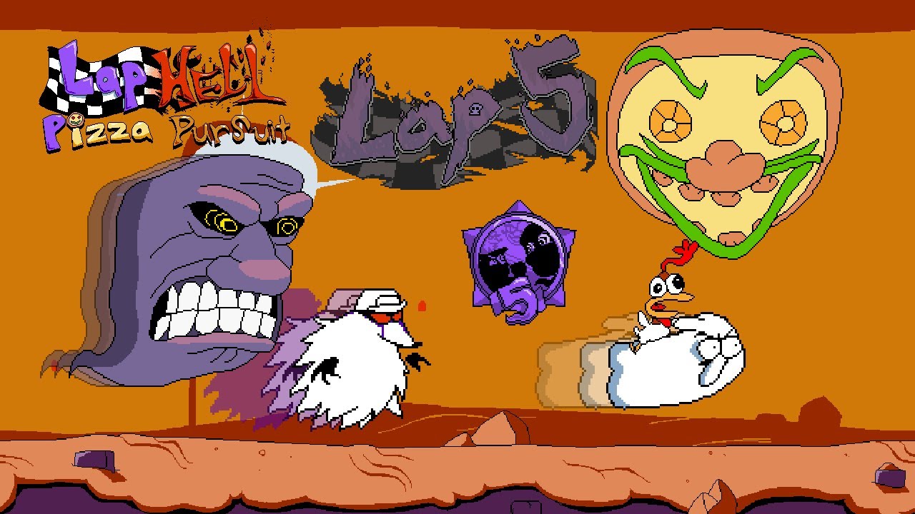 All Floor 2 Lap 5 P-Ranks (LUNATIC MODE) | Pizza Tower: LAP HELL ...