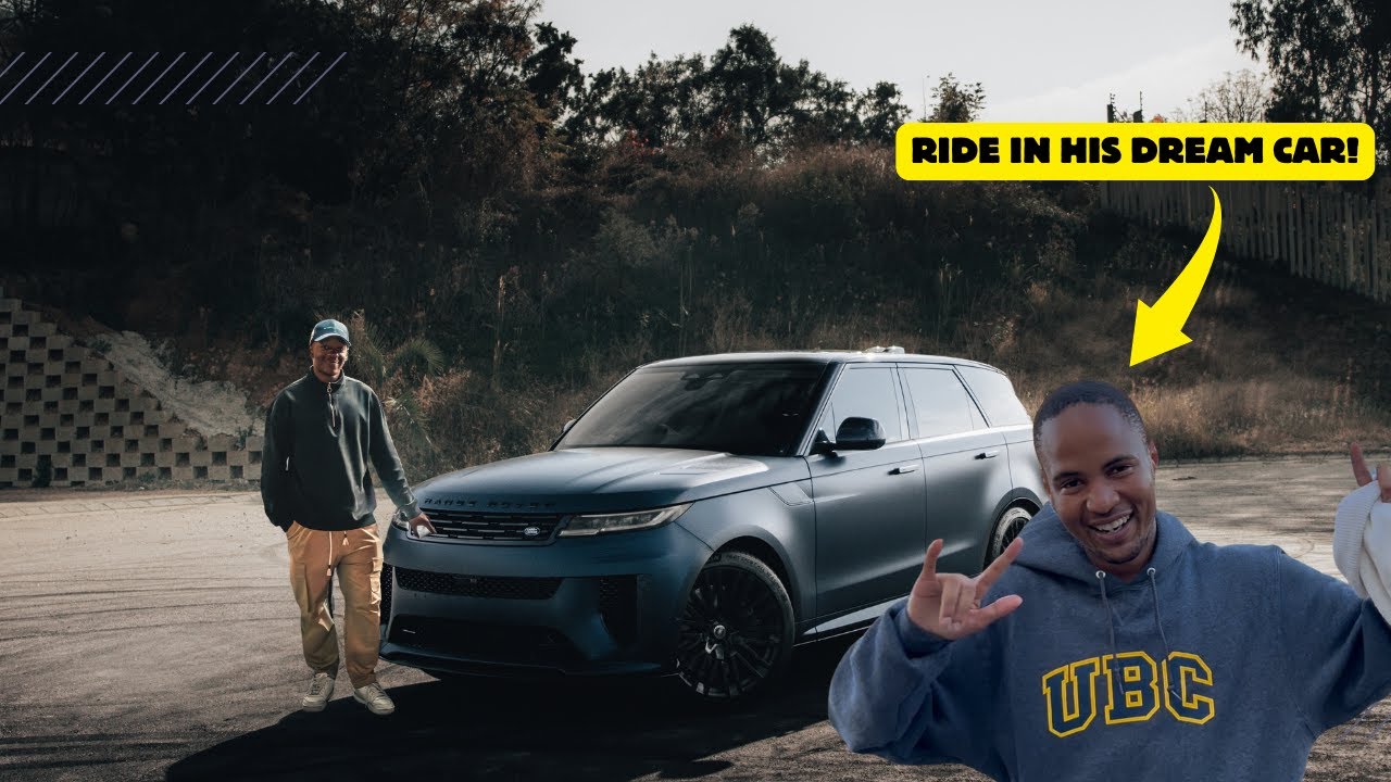 Surprising a Subscriber with his dream car! Range Rover Sport SV ...