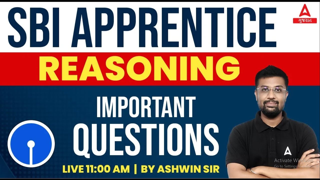SBI Apprentice 2023 | SBI Apprentice Reasoning Important Questions ...