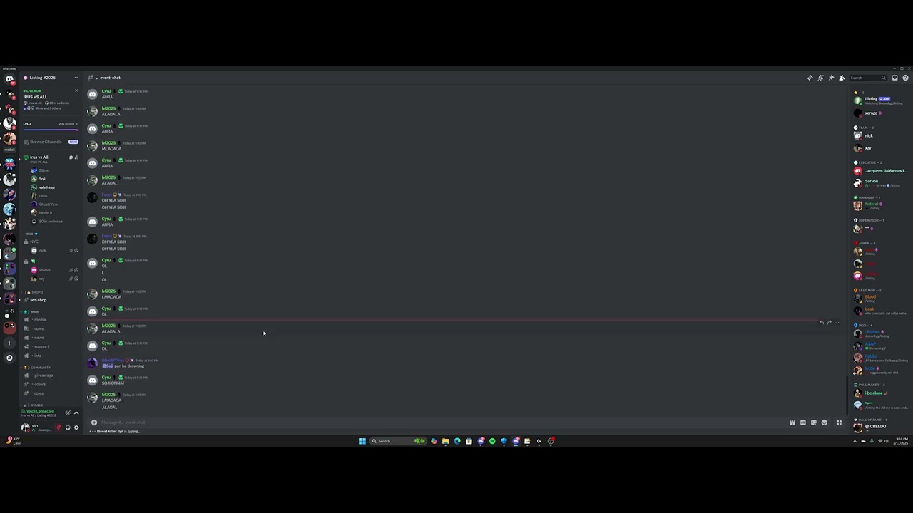 Vale vs Soji (Discord packing) - YouTube