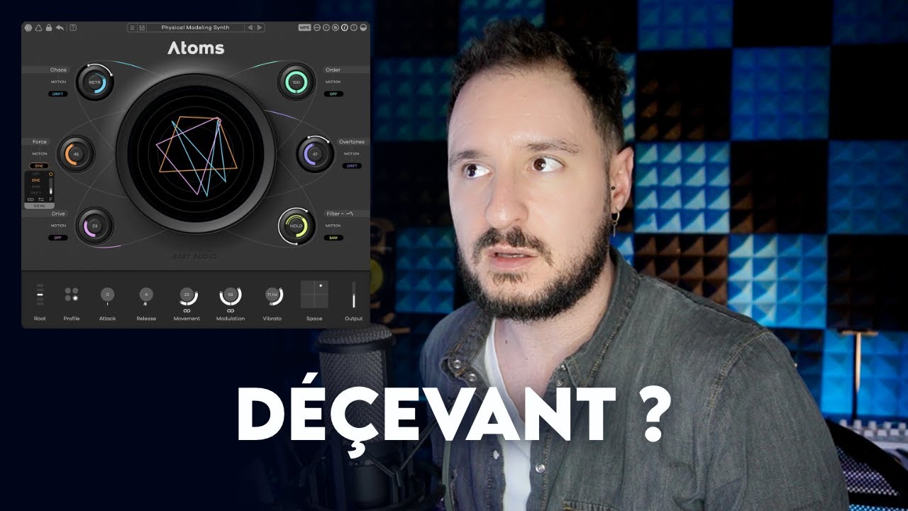 MON AVIS sur le nouvel instrument virtuel ATOMS de BABY AUDIO - YouTube