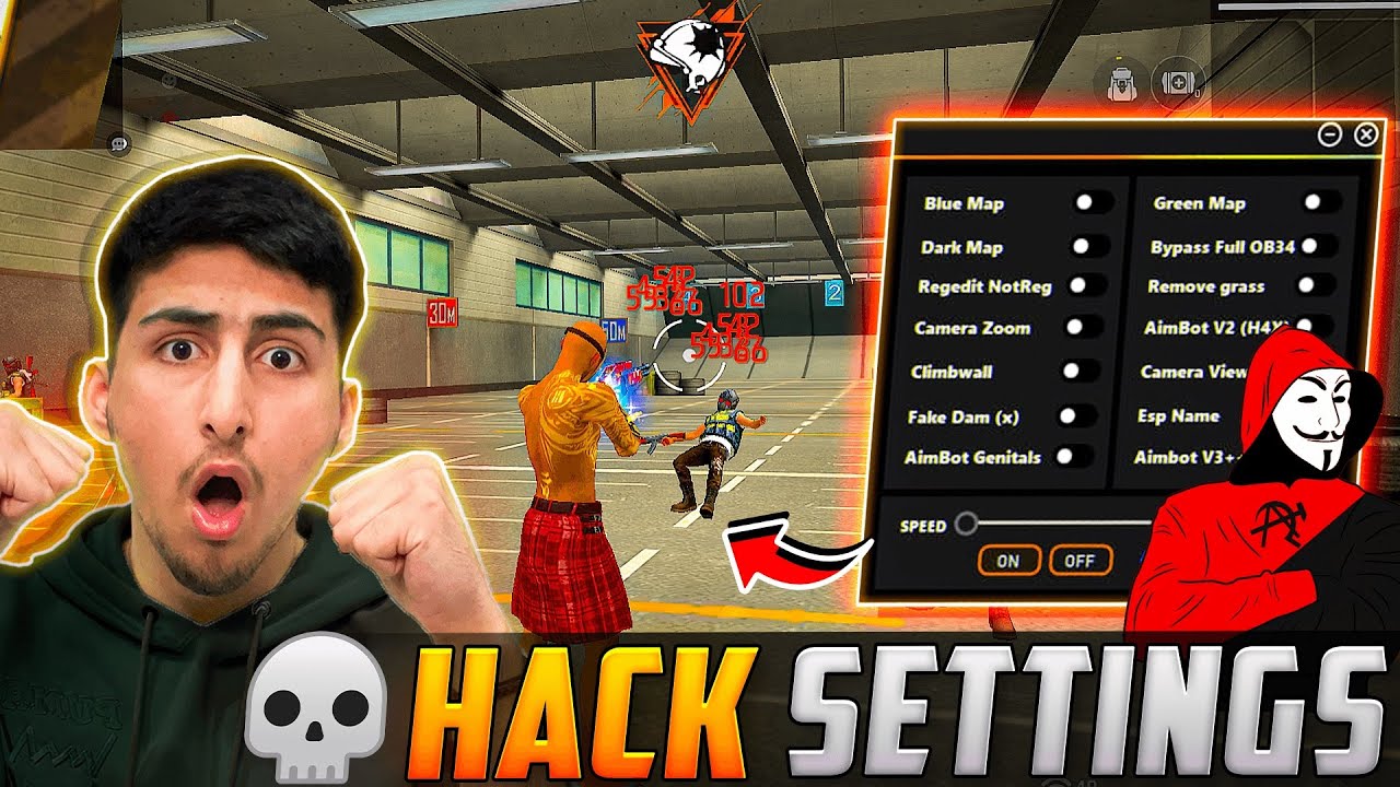 Hack Settings For Pc & Phone😍🤯Only Red Numbers - Free Fire India - YouTube