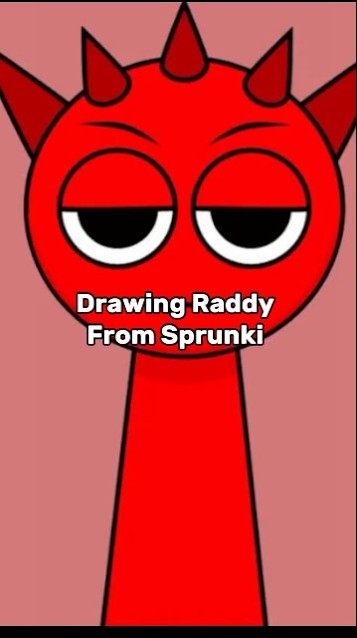 Drawing Raddy From Sprunki Incredibox #art #drawing #digitalart # ...
