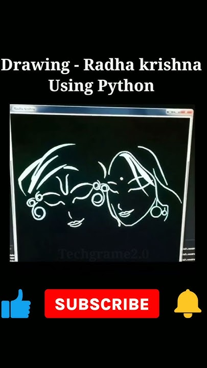 Drawing Radha Krisna Using Python Viral Coding Pythonprogramming Shortsfeed Python Youtube