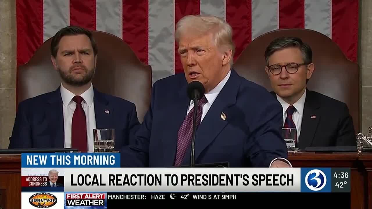 Local reaction to president's speech - YouTube