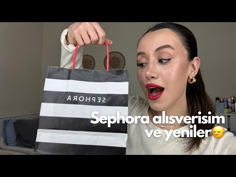 Sephora alışverişim, yeniler, markalardan gelenler 💄