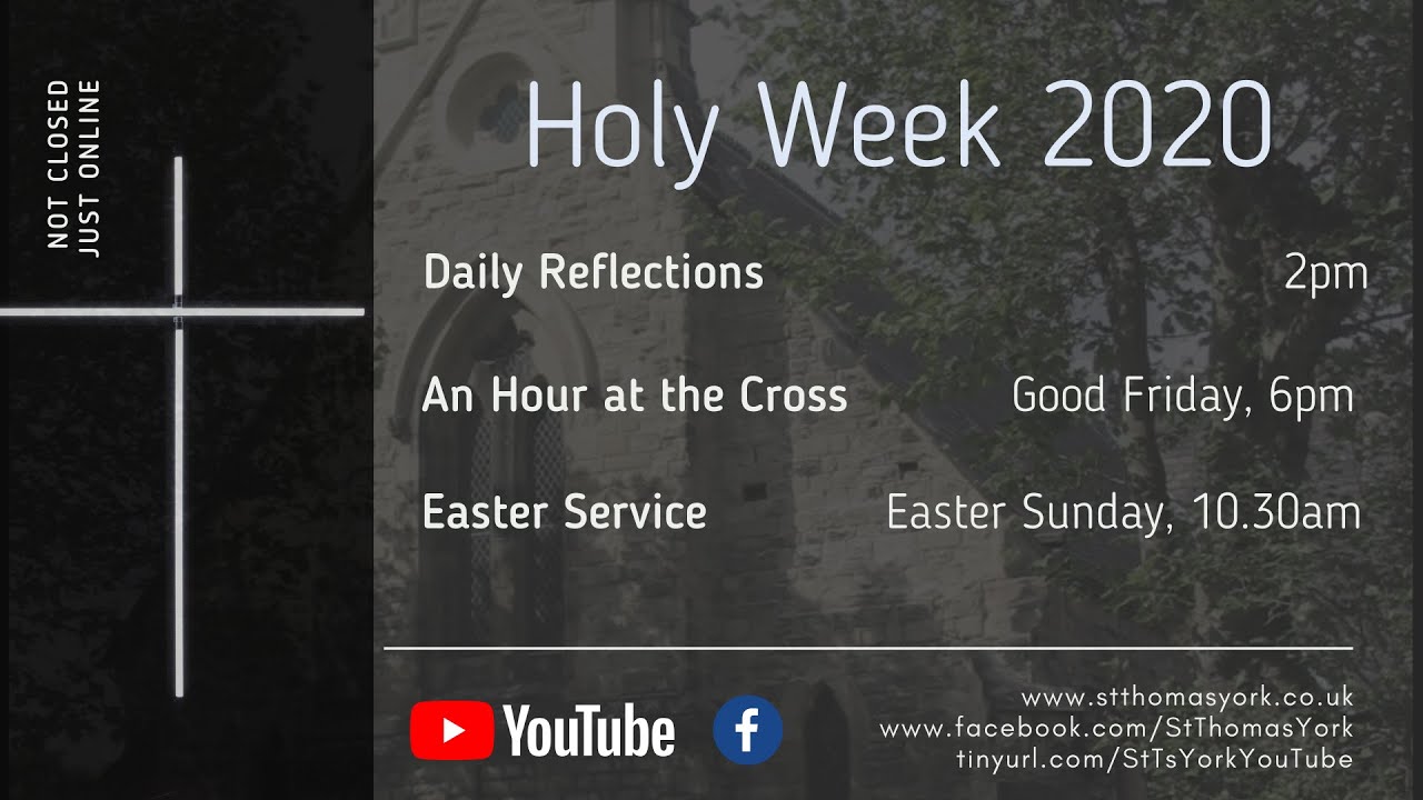 Holy Week 2020 - Thursday - YouTube