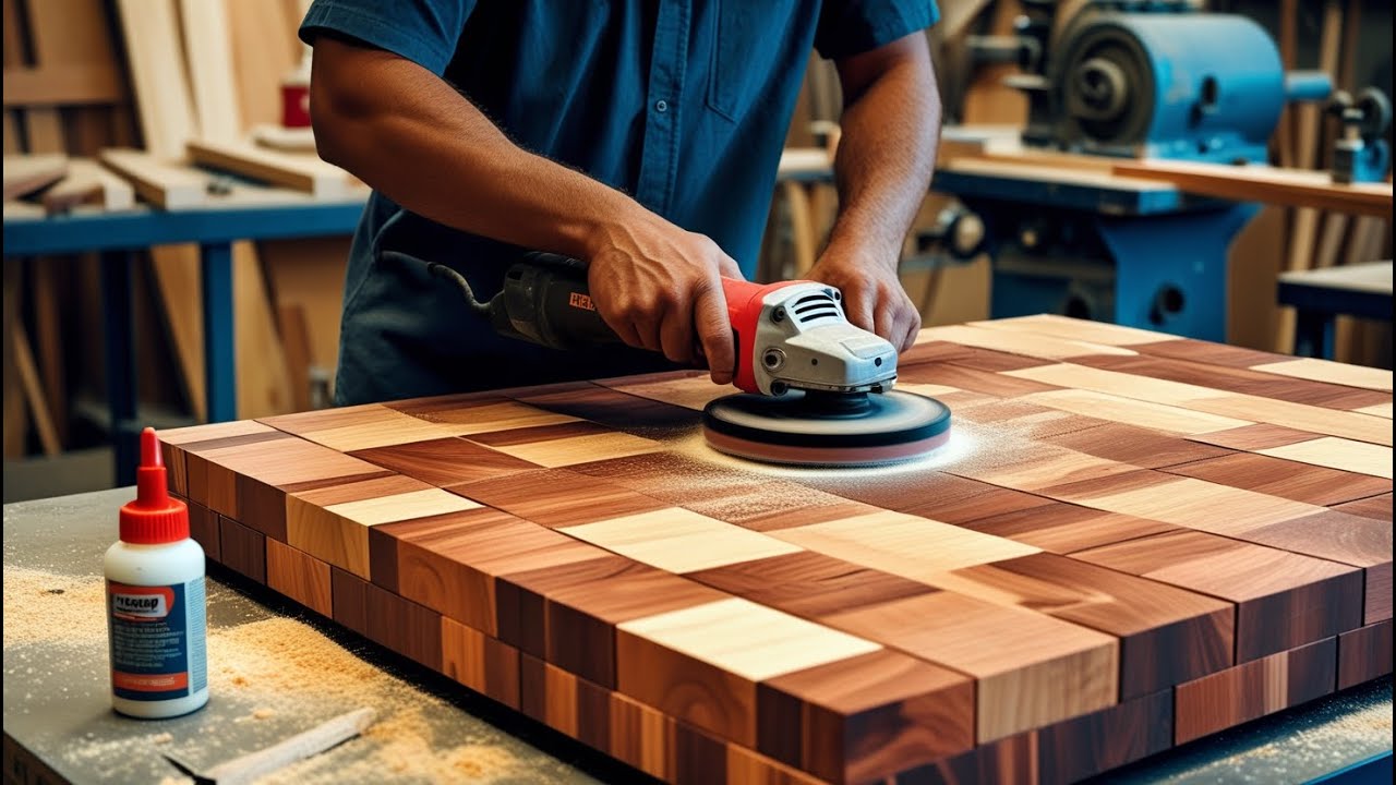 Creative Manual Woodworking - Tallent Young Capenter Using Scrap Wood ...