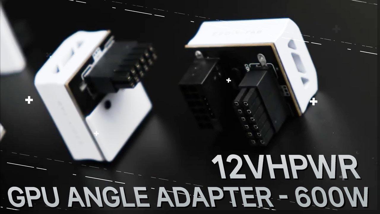 600W 슬림 12VHPWR 변환 어댑터 GPU ANGLE ADAPTER - YouTube