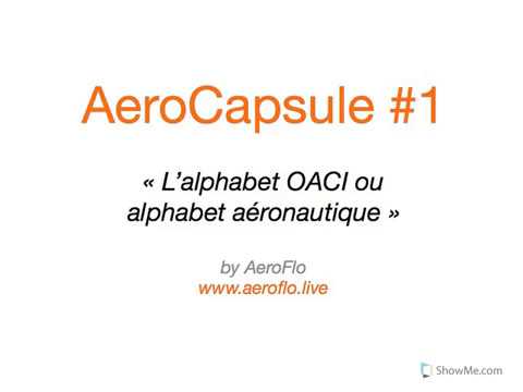L'ALPHABET AÉRONAUTIQUE OU ALPHABET OACI EXPLIQUÉ - YouTube