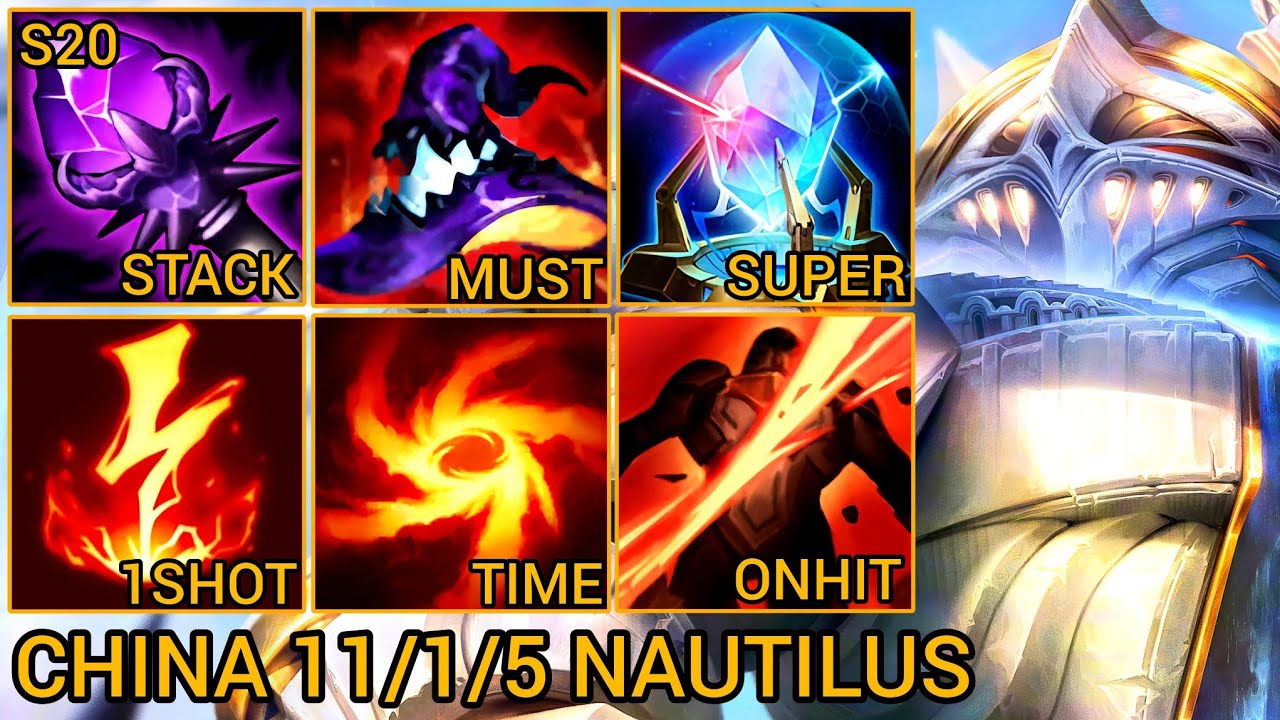 National 10 Nautilus Mage Build MVP 11/1/5 - China Wild Rift New Meta ...