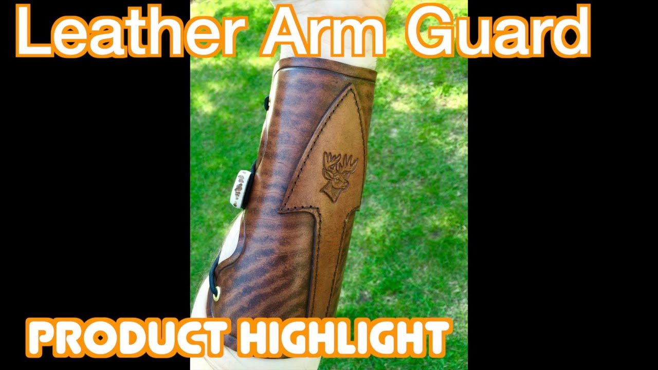 Traditional Leather Arm Guard - 3Rivers Archery - YouTube