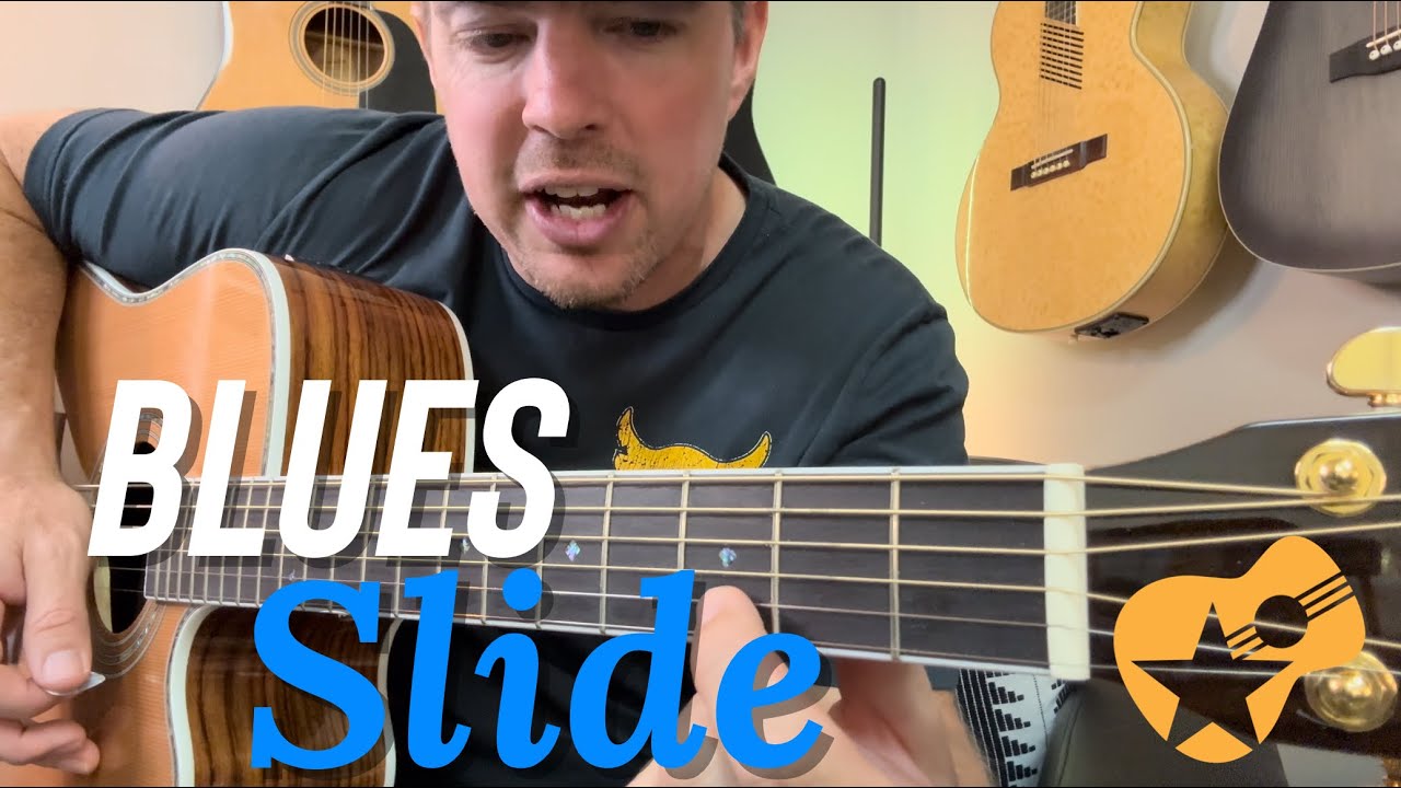 Blues Slide Riff for Complete Beginners - YouTube