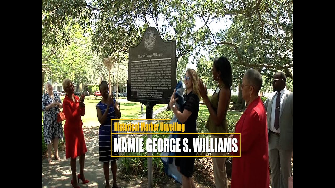 GHS - Mamie George Williams historical marker dedication - YouTube