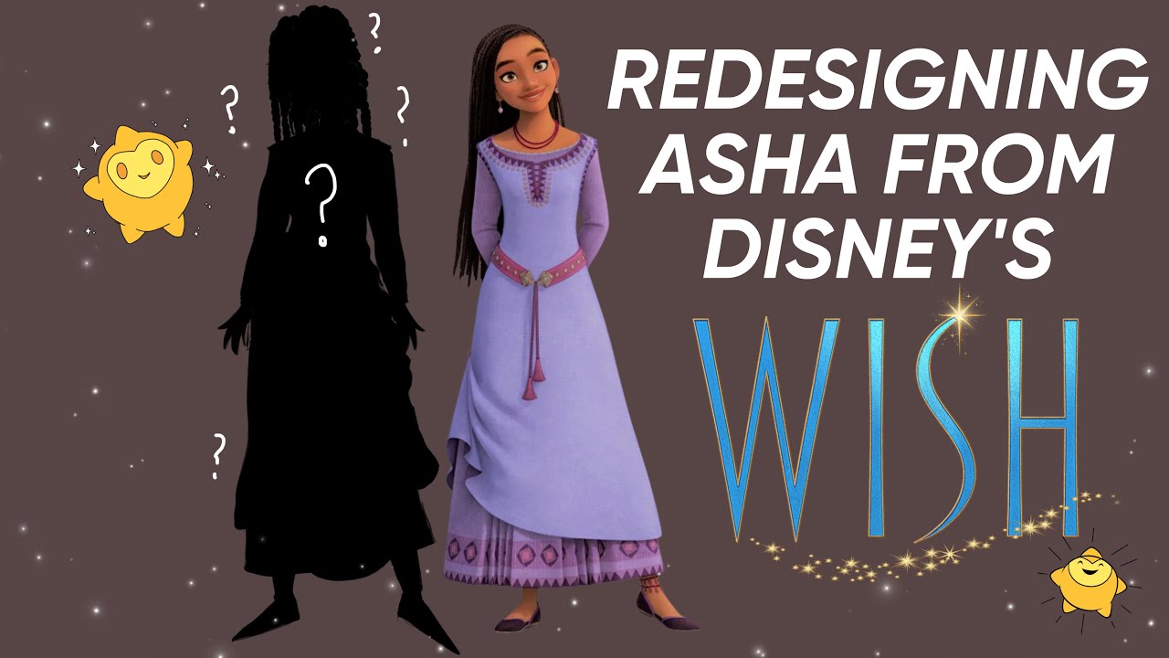 Redesigning Asha from Disney’s WISH - YouTube