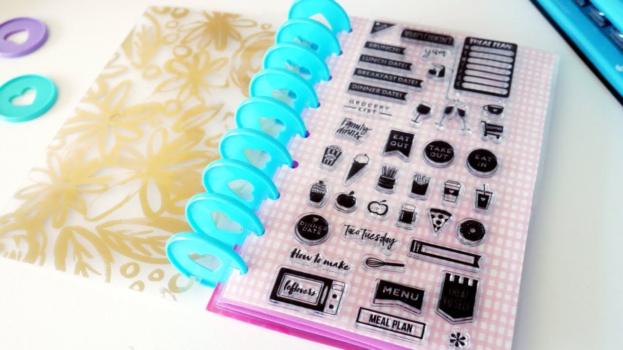DIY Happy Planner Stamp Storage Book! - YouTube