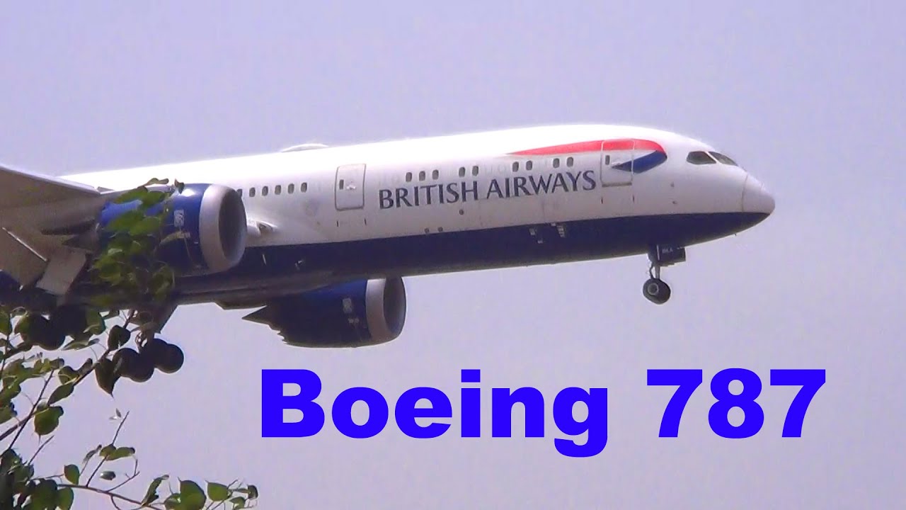 British Airways Boeing 787-9(G-ZBKA) London Flight Landing at Mumbai as ...