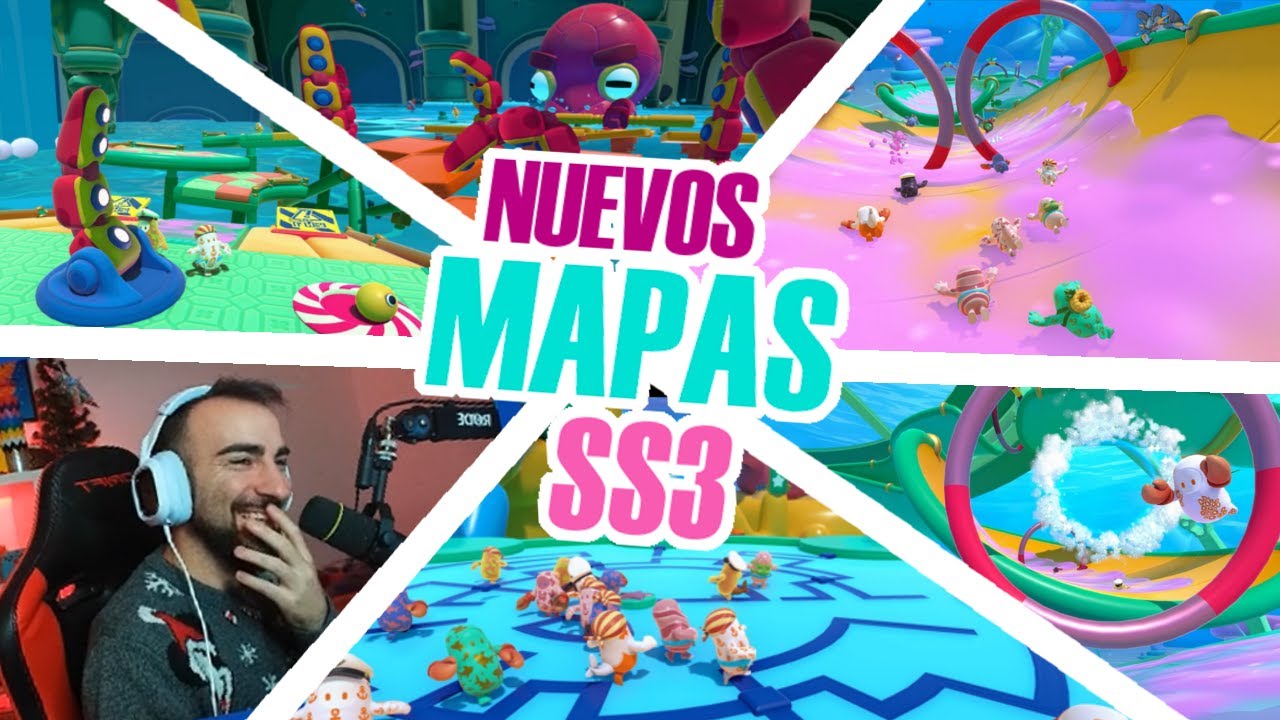 NUEVA TEMPORADA DE FALL GUYS, SS3 CON BOB ESPONJA⭐ - YouTube
