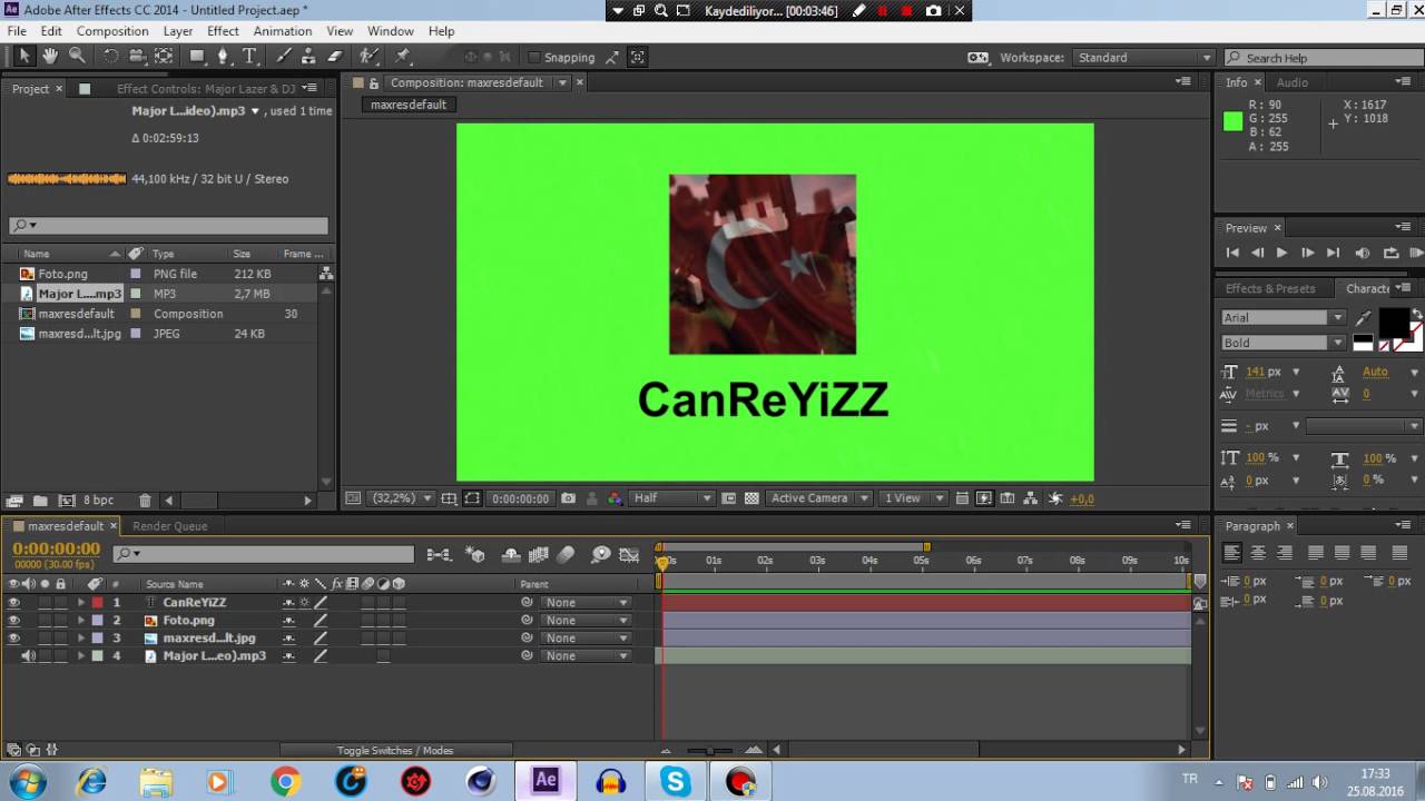 2D Green Screen Intro Instructions - YouTube