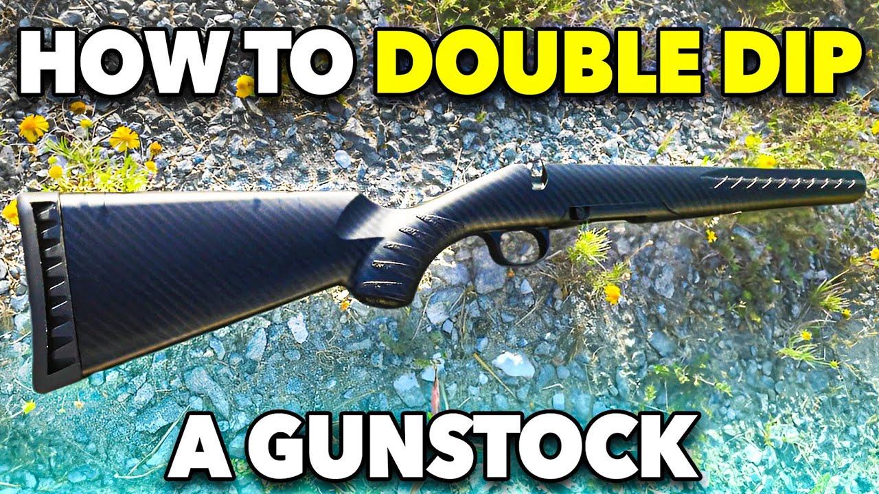How To Double Dip A Gunstock (THE BEST METHOD) - YouTube