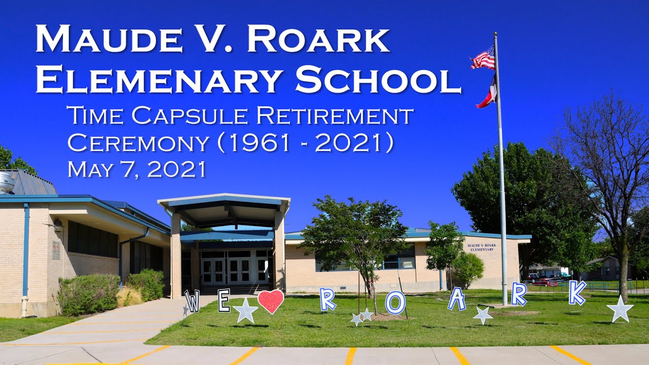 Roark Elementary Time Capsule Retirement Ceremony - YouTube