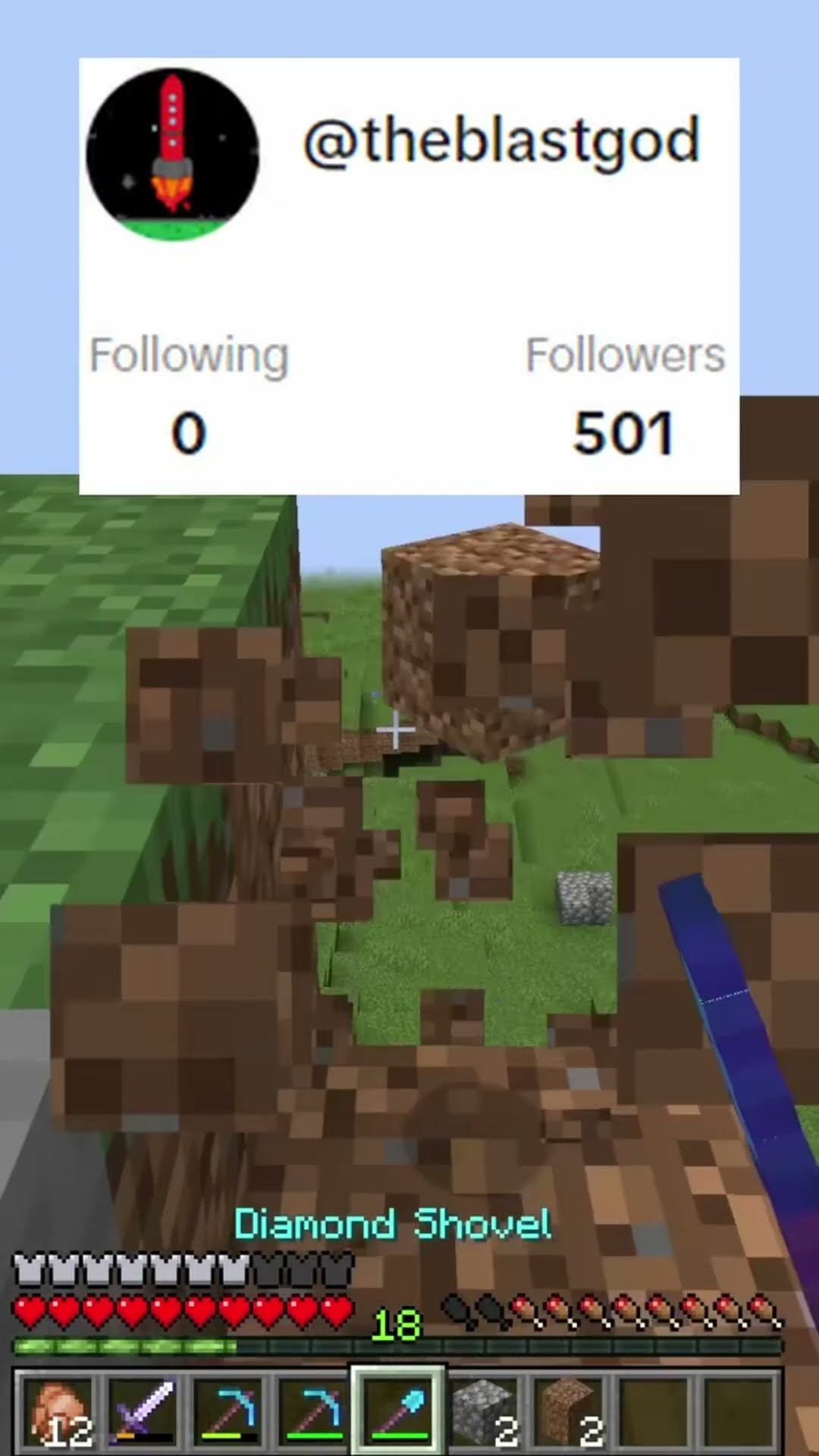 Day 44 of the Mining Challenge #minecraft #day44 #blast #mining #challenge #subscribe #short # ...