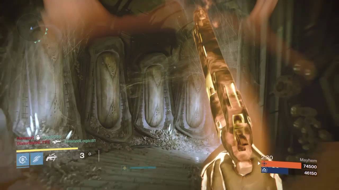 Destiny 6 golden gun mayhem plus sleeper sim ricochet kills - YouTube