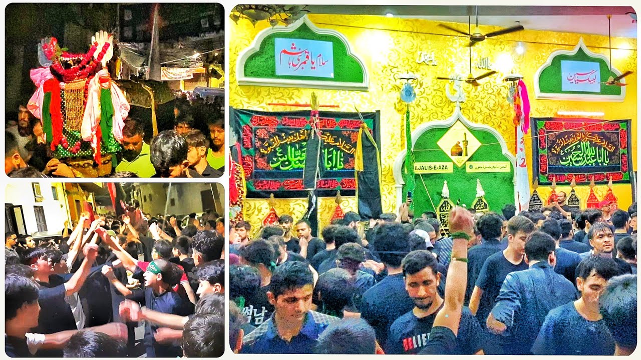 9th Moharram Juloos by Ladakhi Students | Karbala Complex to Peer Mitha ...